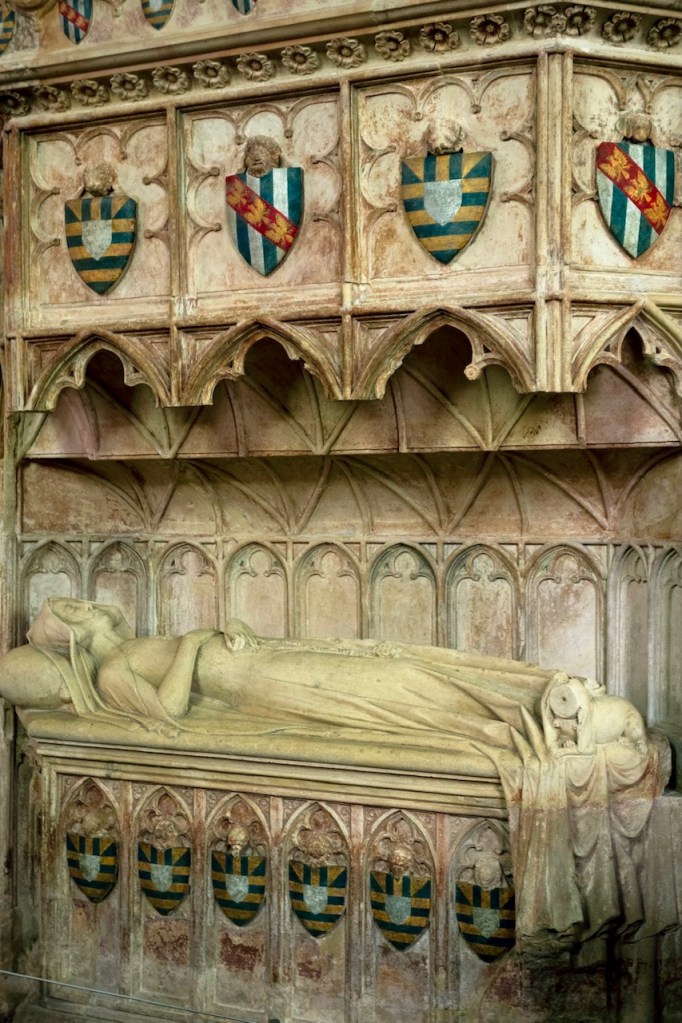 THE TOMB OF BLANCHE MORTIMER, LADY GRANDISON. ST BARTHOLOMEW CHURCH ...